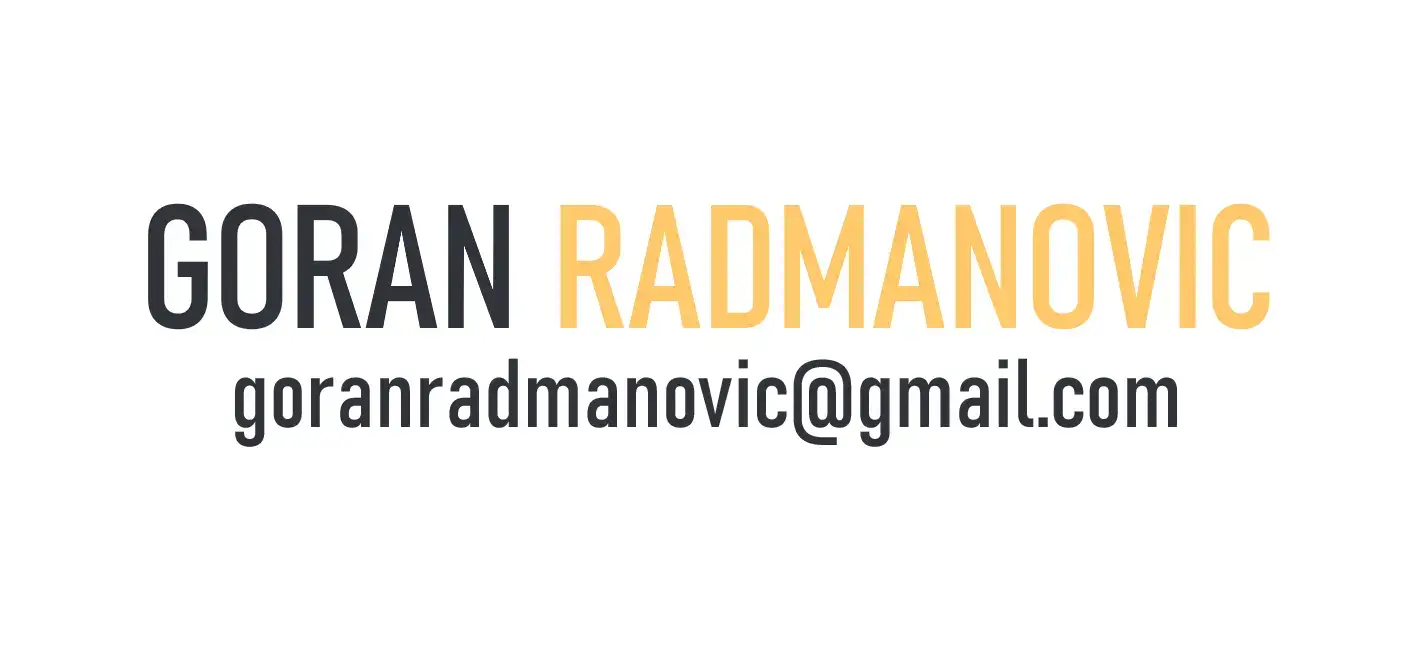 Goran Radmanovic - Web Developer
